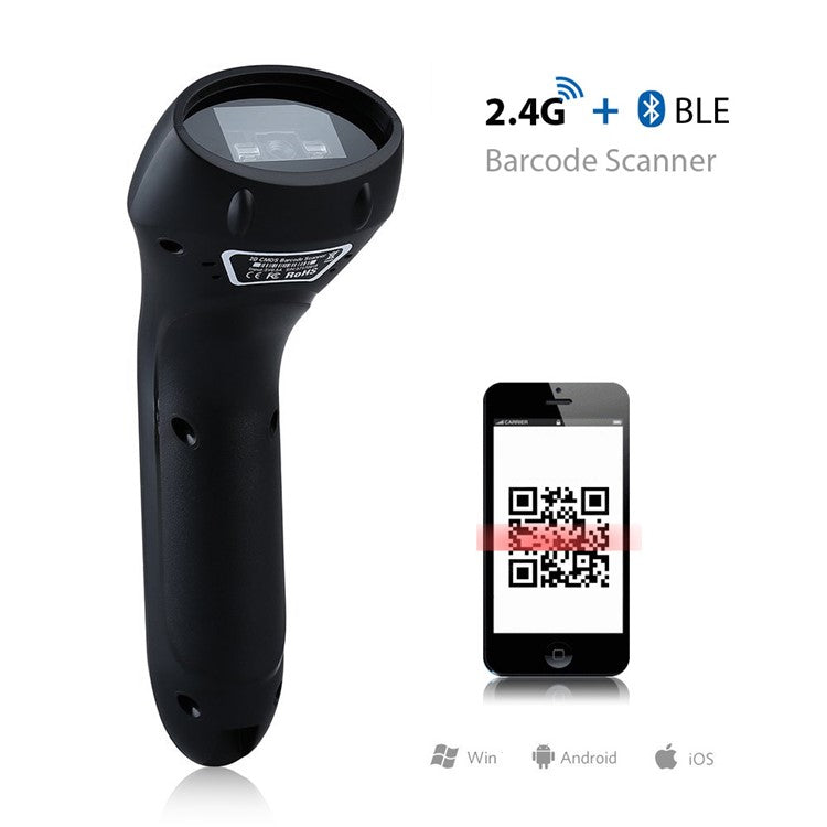 CILICO CT80 Wireless Bluetooth-compatible 1D 2D QR Barcode Scanner QR ...